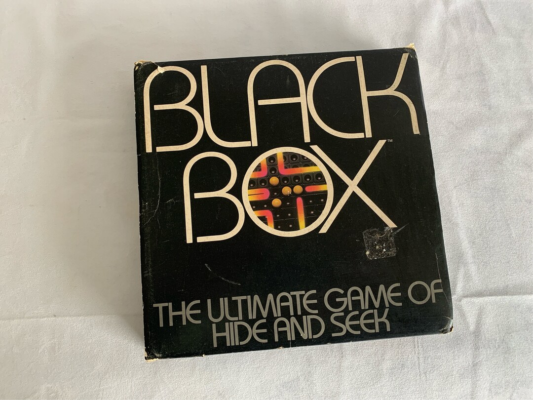 Black Box Game - the Ultimate Game of Hide and Seek - 1978 - Etsy