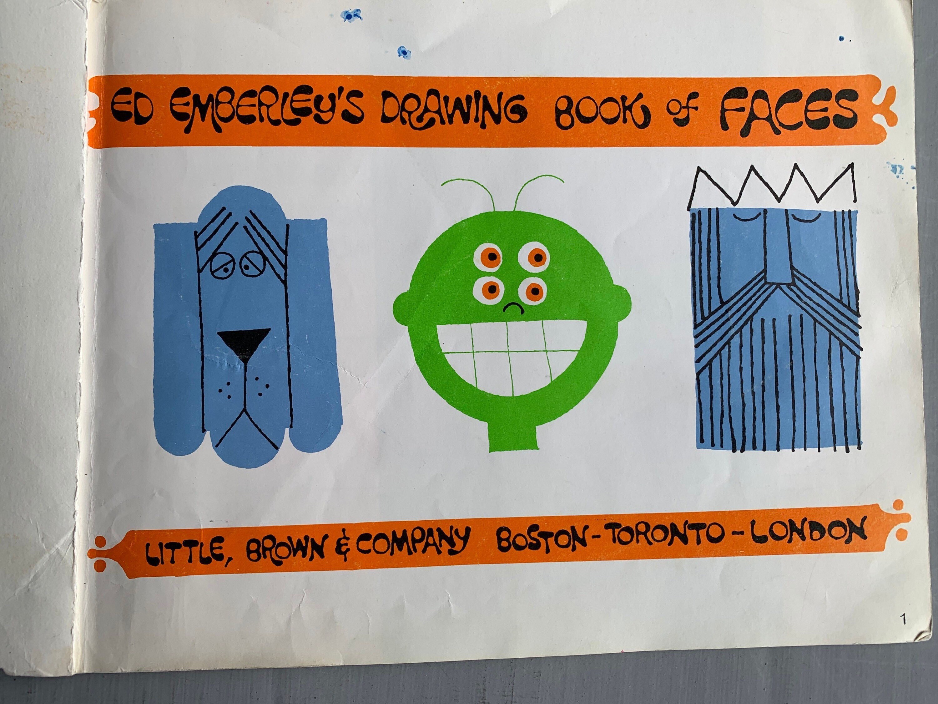 Ed Emberley's Drawing Book of Faces 1975 - Etsy UK