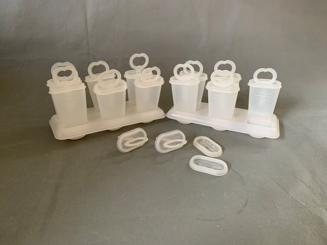 Tupperware Ice Tups Set 1970s Ice Pops Maker for Small Hands - Etsy