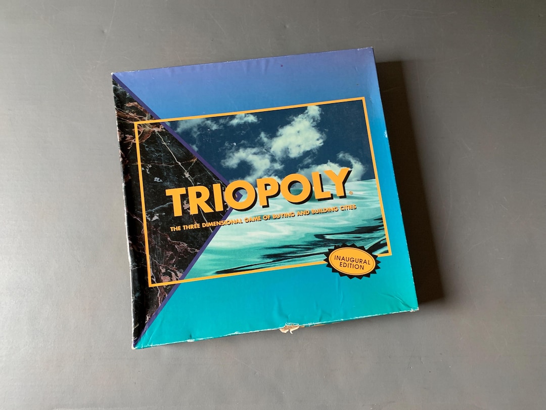 Yvintage Triopoly Game - Monopoly With Several Levels of Play - a Three ...