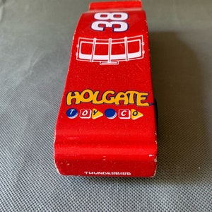 Holgate Toys Race Car - Bright Red - Lovely Wood Body and Wheels - Etsy