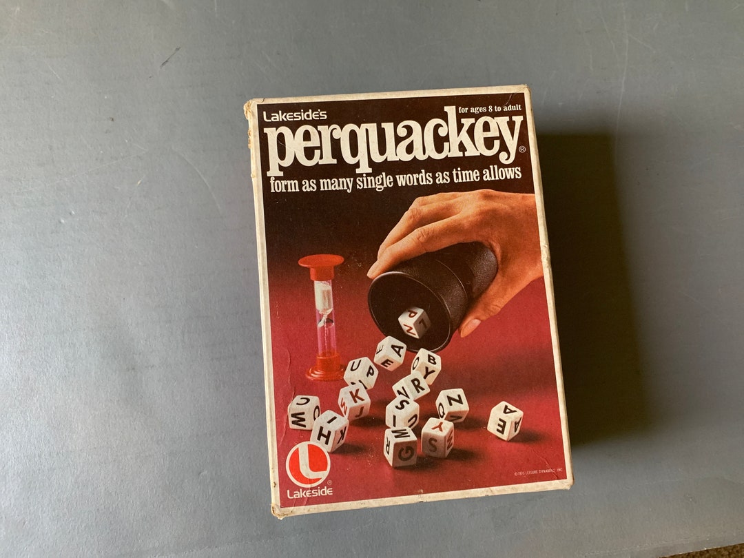 Vintage Game Perquackey 1975 Complete Very Good Condition - Etsy