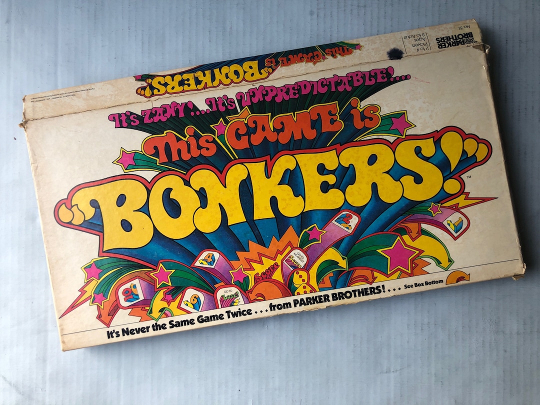 Bonkers - Vintage Board Game - Complete - 1978 - Great Graphics - Etsy