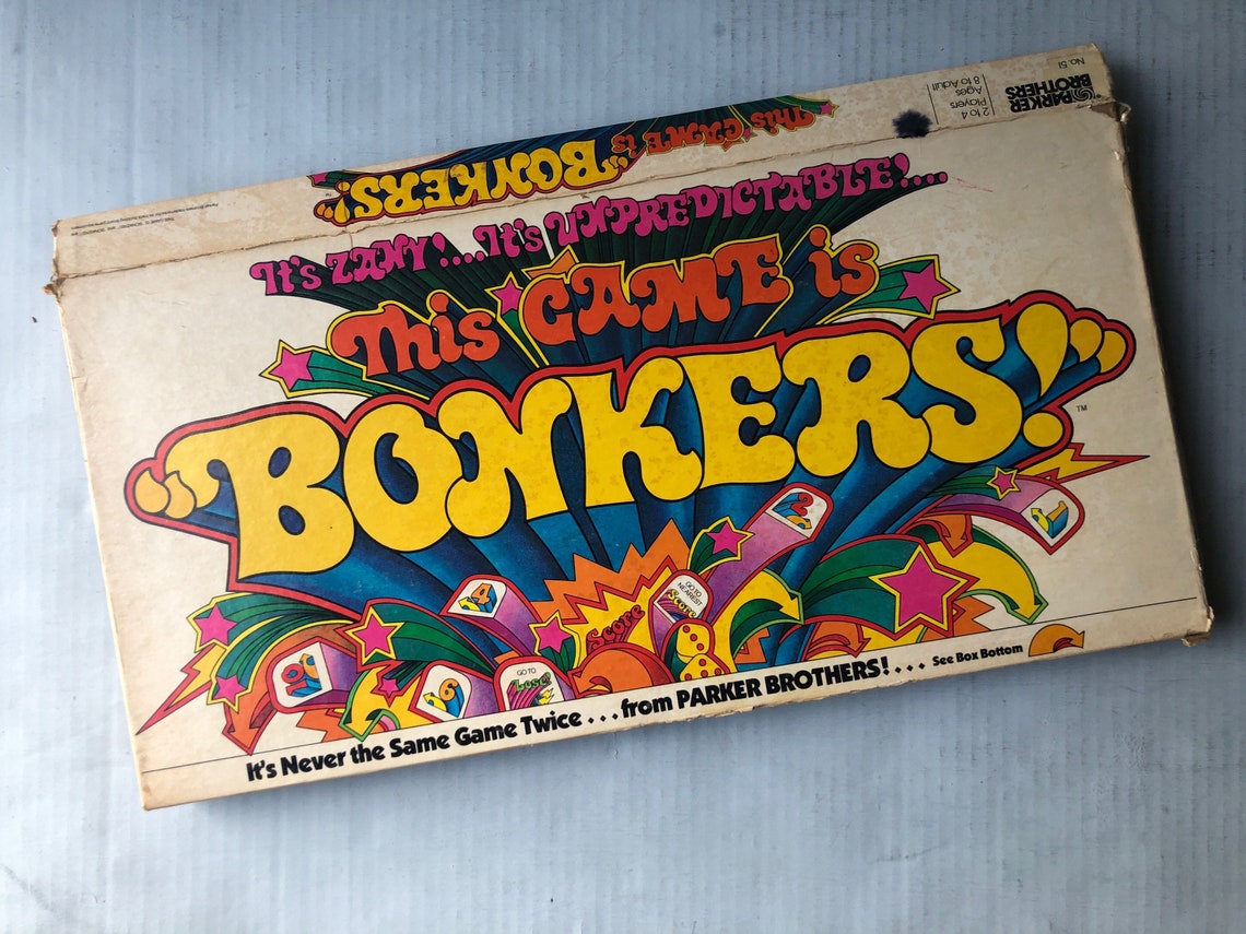 Bonkers - Vintage Board Game - Complete - 1978 - Great Graphics - Etsy