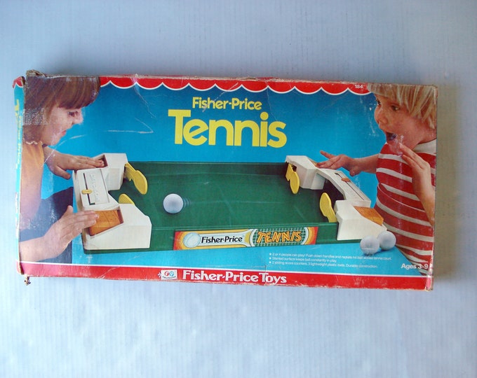 Vintage Fisher-price Tennis Game - 1976 - Etsy