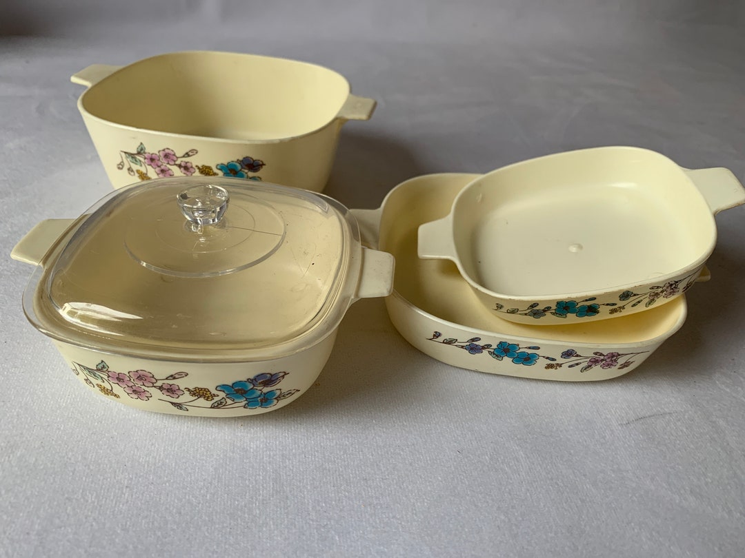 Little Chef Toy Kitchen Set - Corning Pattern - Pans With Lid - 5 ...