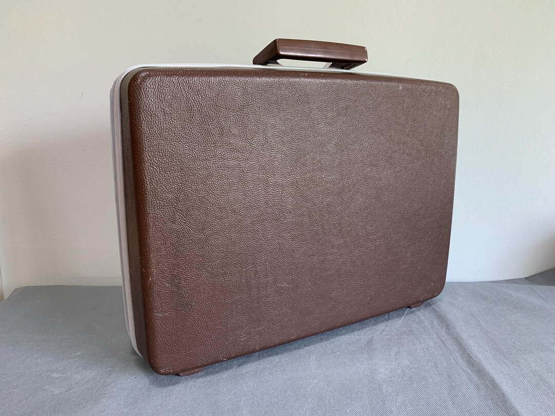 Vintage Samsonite Hard-shell Briefcase – 1970s Textured Case With ...