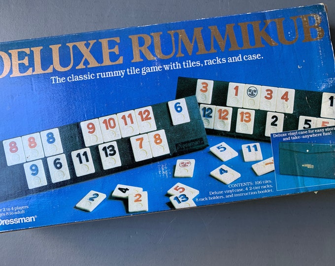 Deluxe Edition Rummikub - Complete Set With Carrying Case - 1990 - Etsy