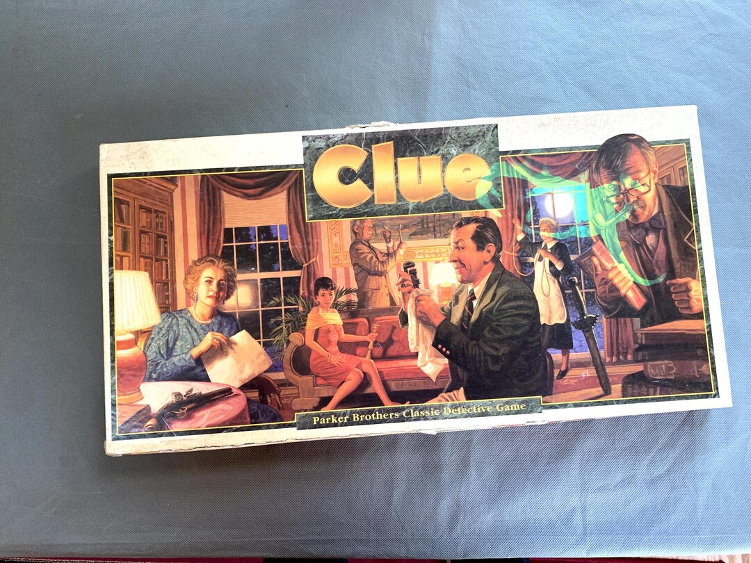 Clue - Classic Board Game - 1986 - Retro Gaming - Etsy