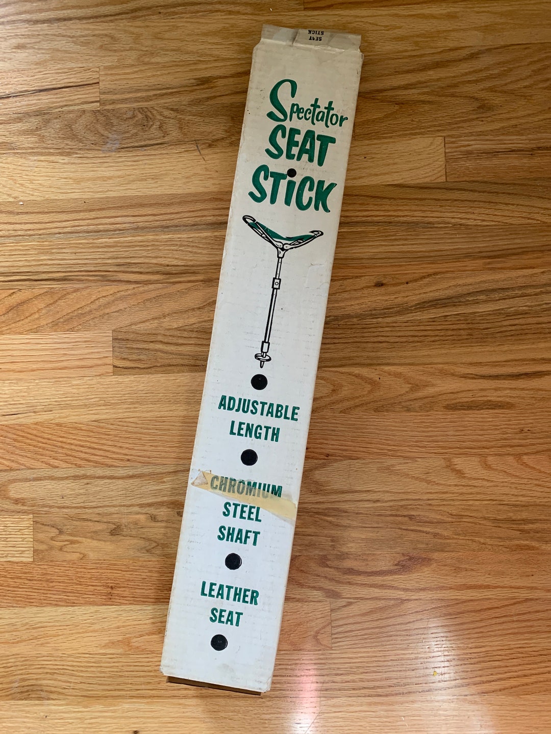 Vintage Spectator Seat Stick With an Adjustable Chromium Steel Shaft ...