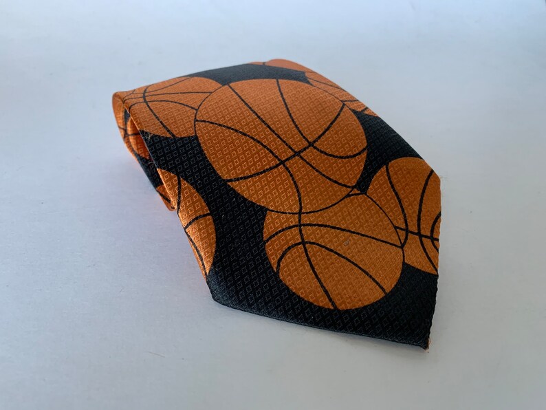 Vintage Basketball Necktie - Etsy
