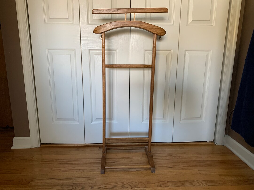Gentlemen's Valet Stand - Solid Oak - Beautifully Made - Etsy