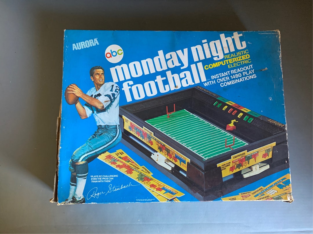 Vintage Monday Night Football Game by Aurora 1972 - Etsy
