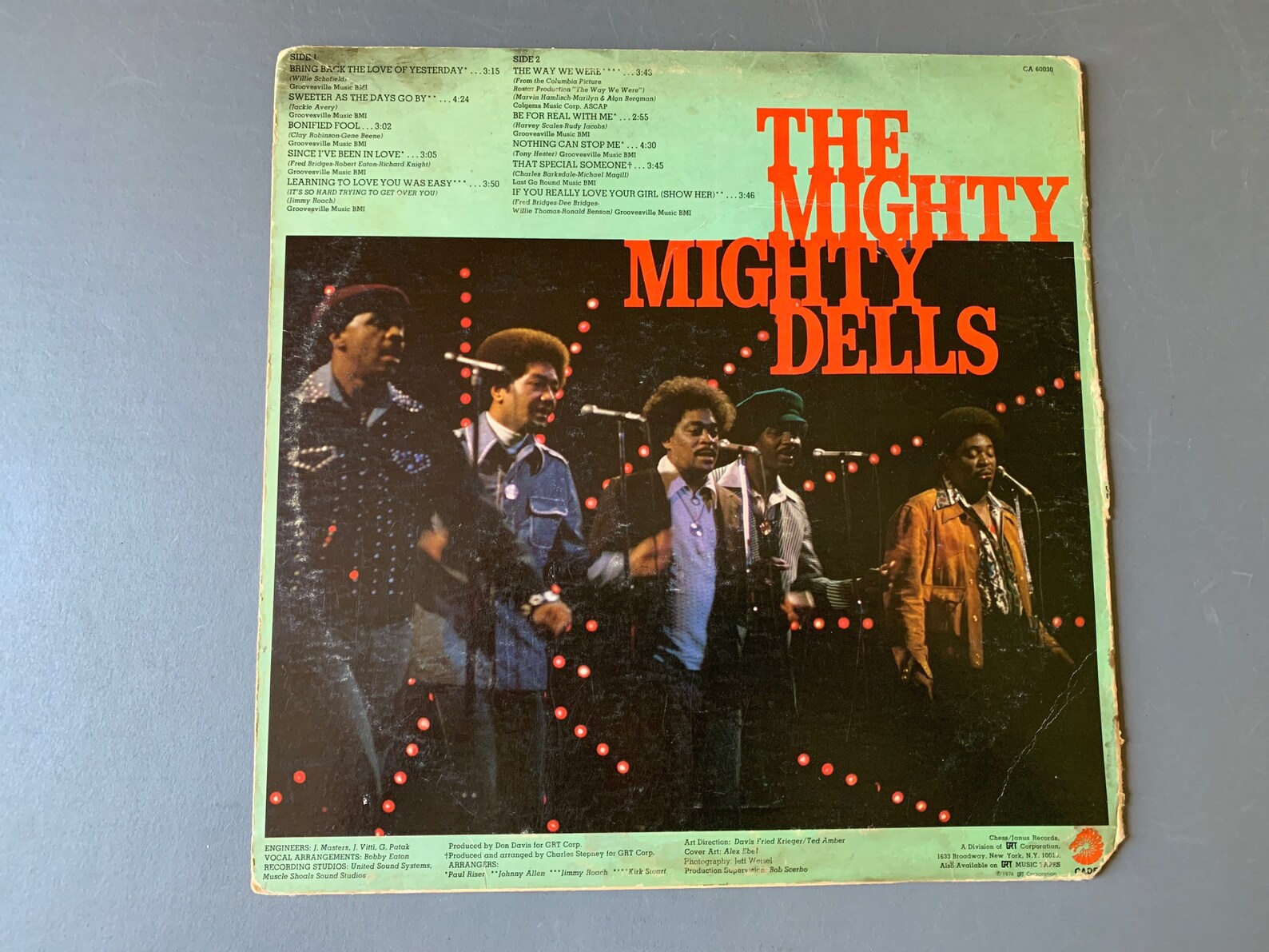 Stunning Art Vintage Album Cover the Mighty Mighty Dells - Etsy