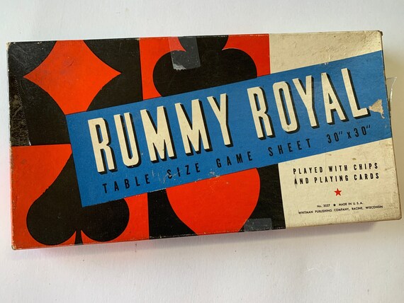 Antique Rummy Royal Game Sheet 1937 Great Look - Etsy