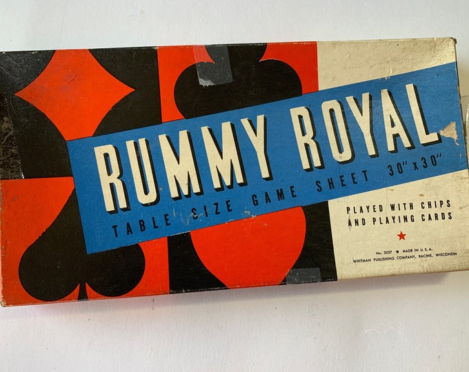 Antique Rummy Royal Game Sheet - 1937 - Great Look - Etsy