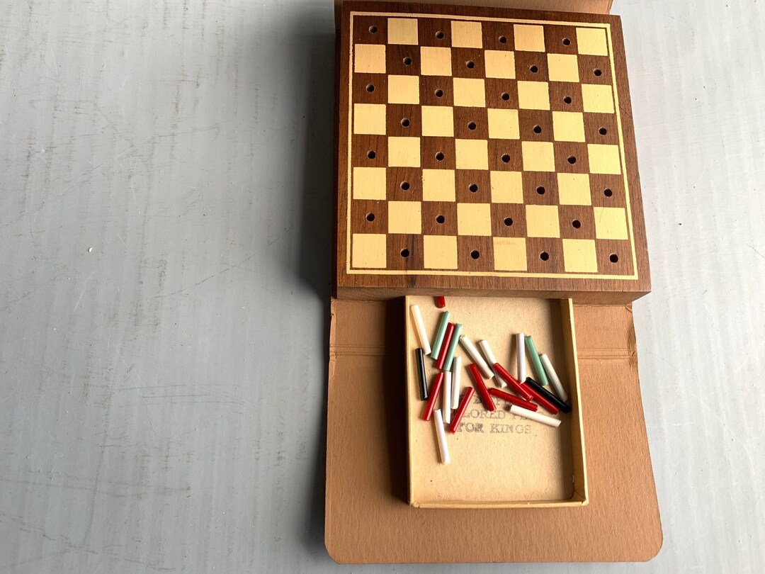 Mini Checkers Set Pocket Size Army Logo 1940s Dreuke - Etsy