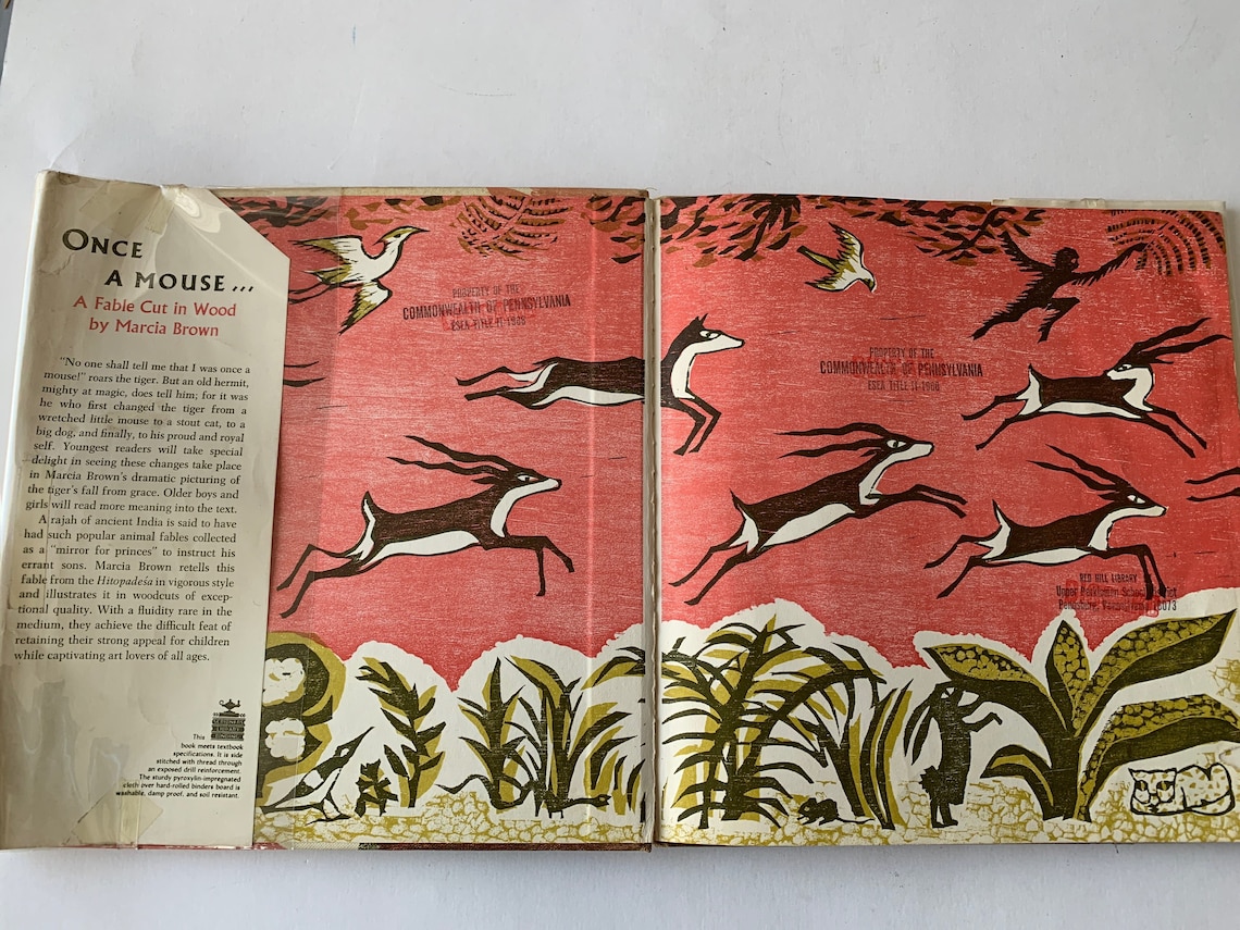 Vintage Children's Book Once a Mouse... From 1961 - Etsy