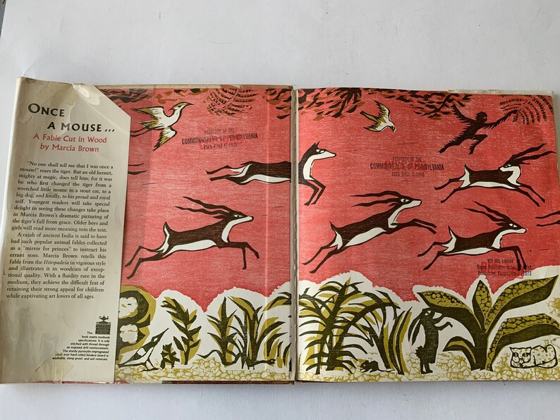 Vintage Children's Book Once a Mouse... From 1961 - Etsy