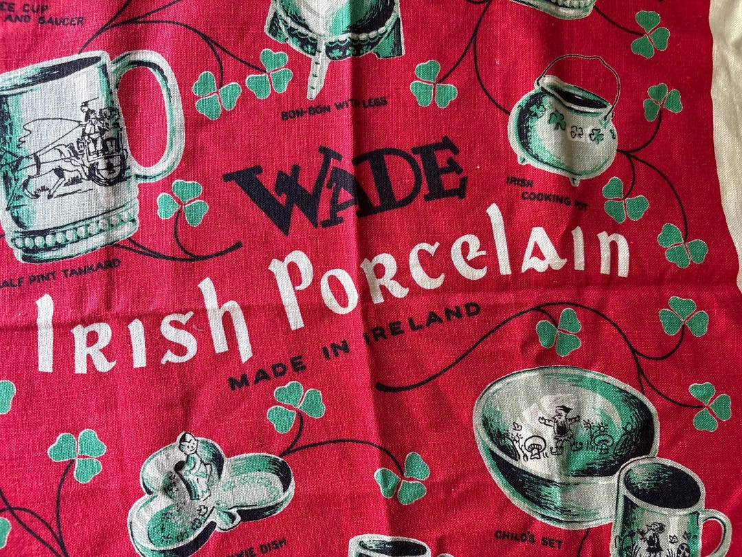 Wade Irish Porcelain Tea Towel – Pure Linen, Made in Ireland ...