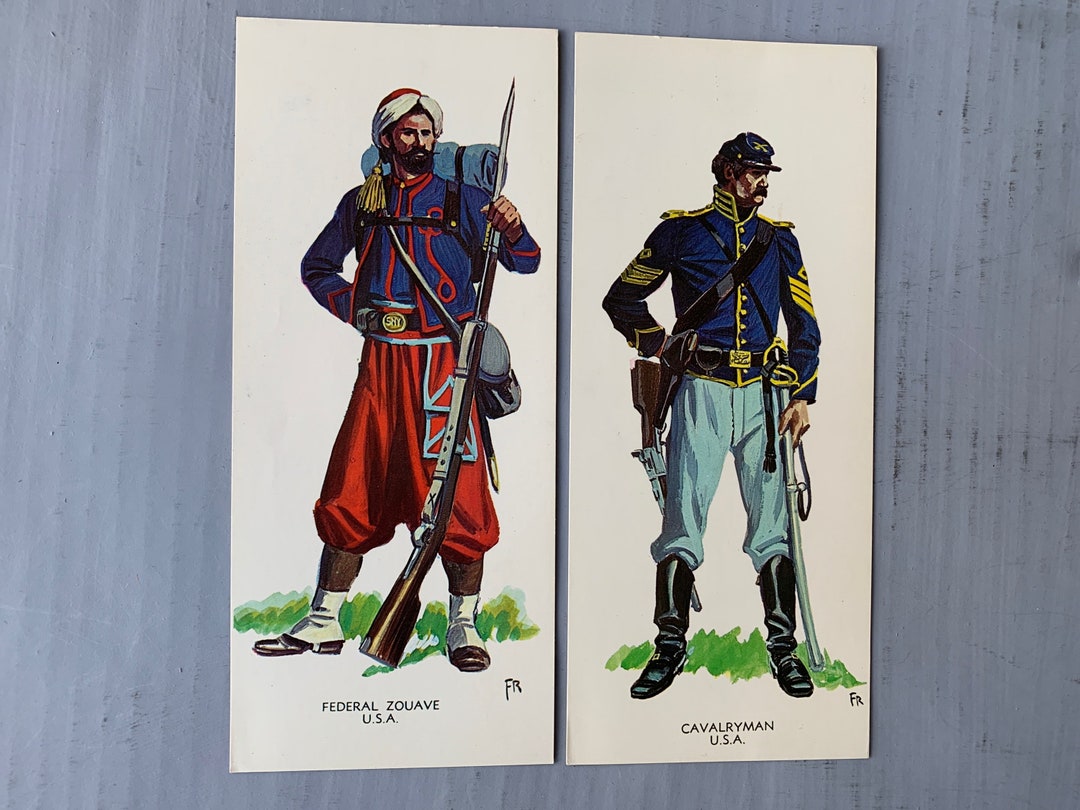 Buy 7 Frameable Prints - Uniforms of the Union - an Authentic ...