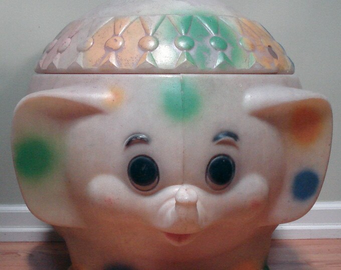 Vintage Elephant Toybox - Etsy