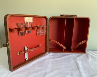 Suitcase Travel Bar - With Space for 3 Bottles - With Original Key - Etsy