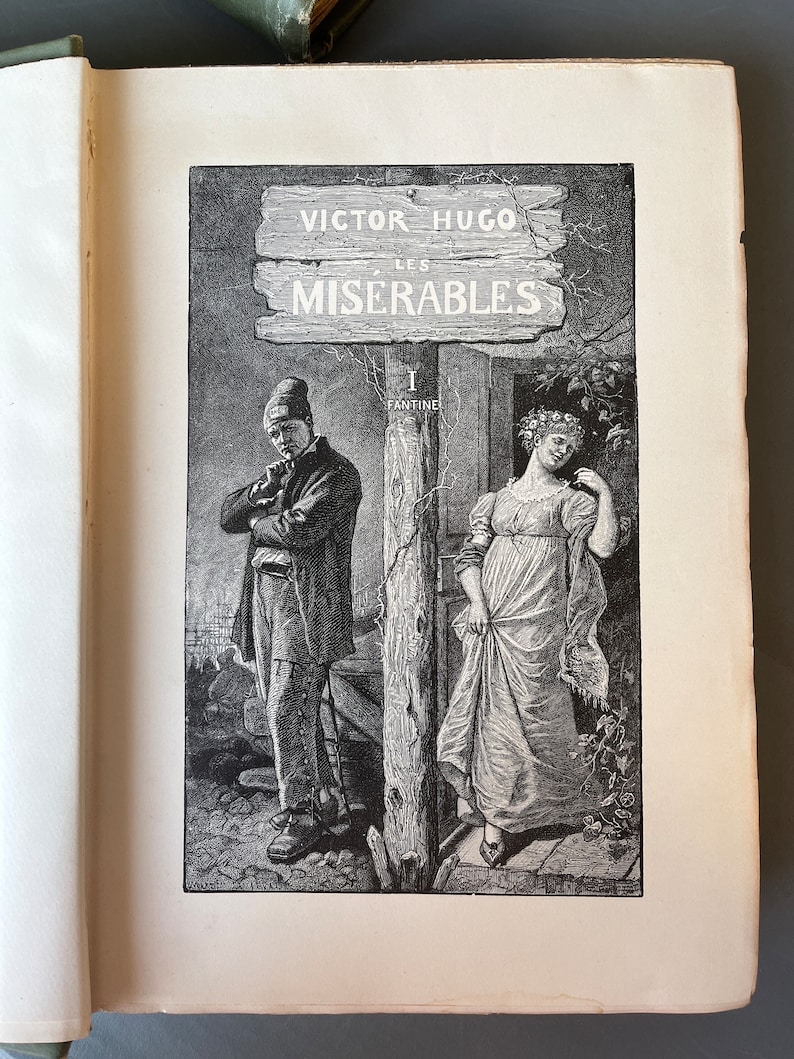 Les Miserables - 1886 - Rare Five Volume Edition - Victor Hugo - Etsy