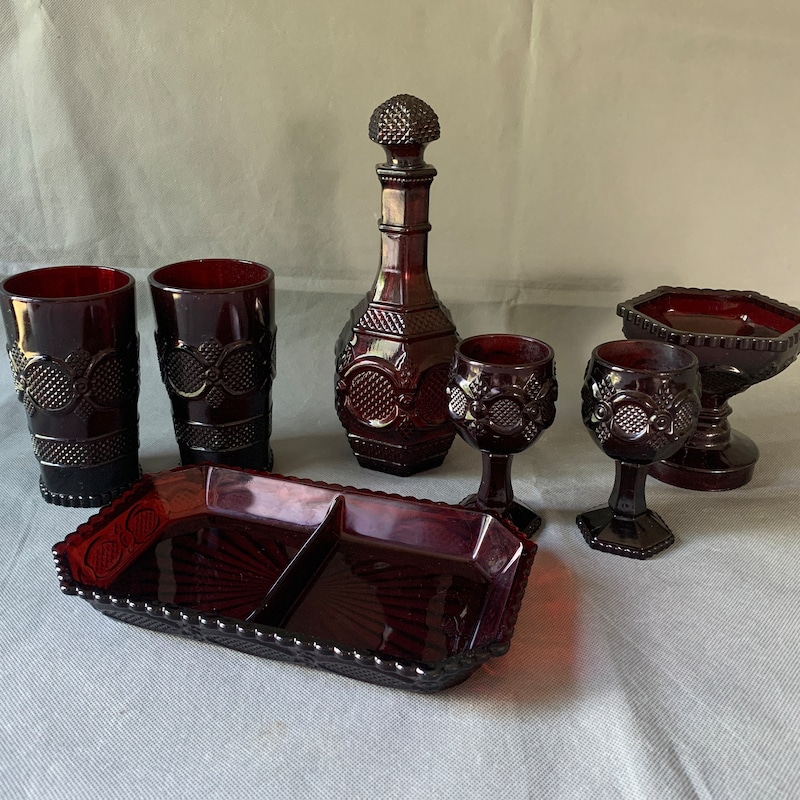 Avon Cape Cod Glassware - Etsy