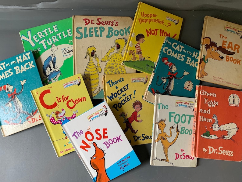 Vintage Dr Seuss Collection Set of 9 Hardcover Books - Etsy