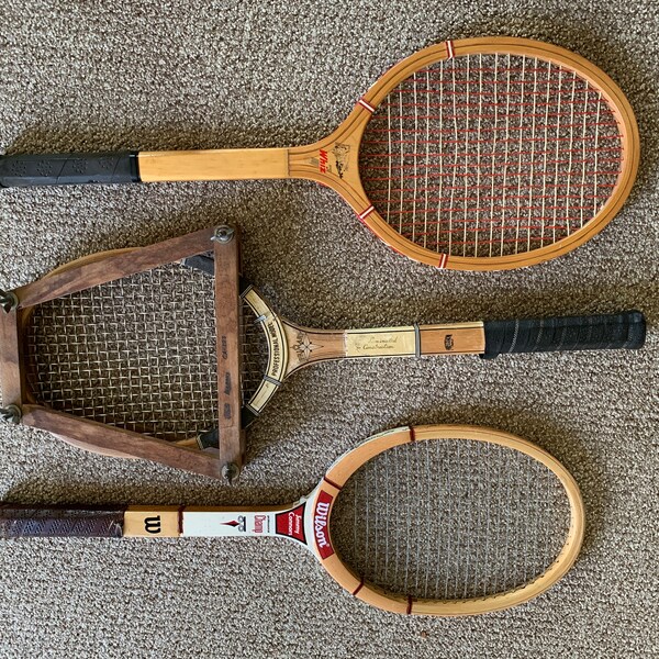 Wooden Tennis Racket - Etsy