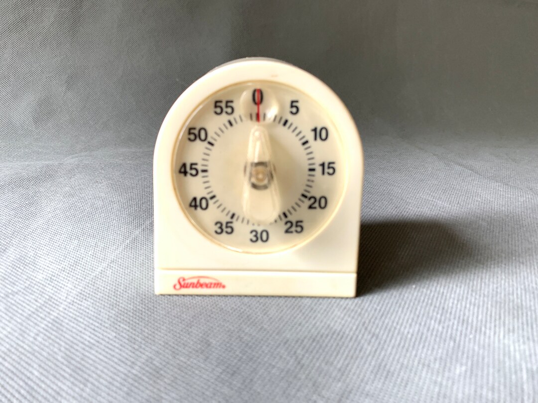 Sunbeam Kitchen Timer Almond White Color 1980s or 1990s - Etsy