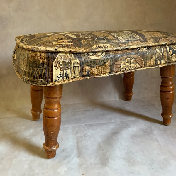 Footstool Turned Legs - Etsy