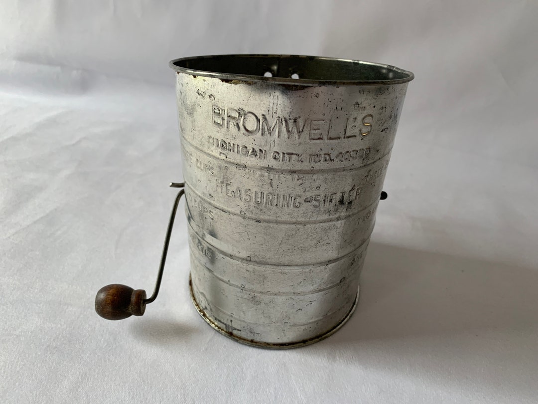 Bromwell's Flour Sifter - 3 Cups - Made in USA - Etsy
