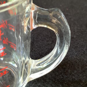 Vintage Pyrex 1 Cup Measuring Cup - Heavy Glass - Closed Handle - With ...