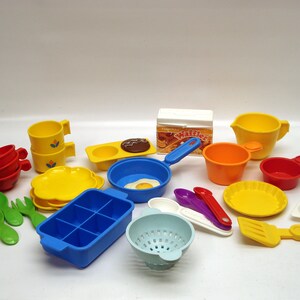 Large Set of Vintage Kitchen Toys 1980s Fisher Price 28 Pieces - Etsy