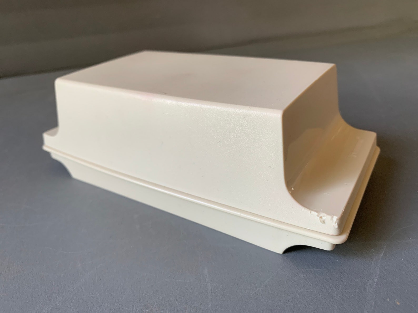 Vintage Tupperware Butter Dish With Lid Almond Color Large - Etsy