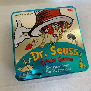 Dr Seuss Trivia Game - Seussian Fun for Everyone - 2000s - Etsy