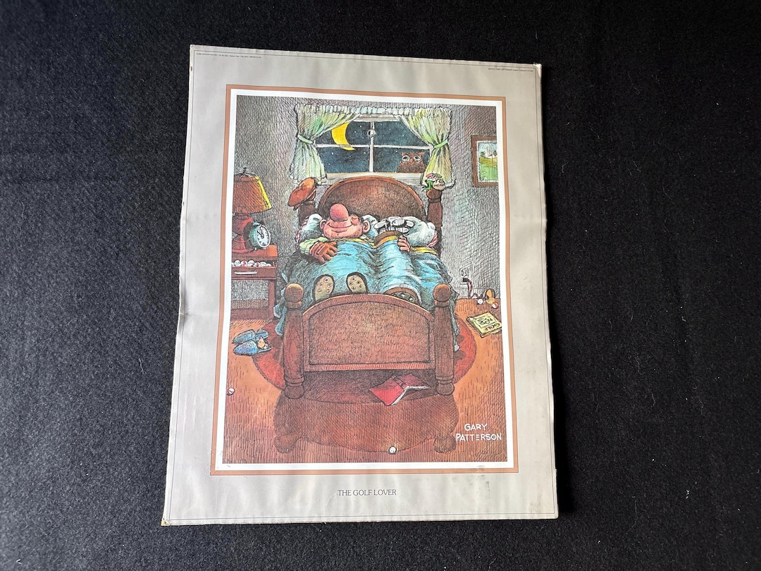 Gary Patterson Golf Print "the Golf Lover" -- 11 X 14 Inches ...