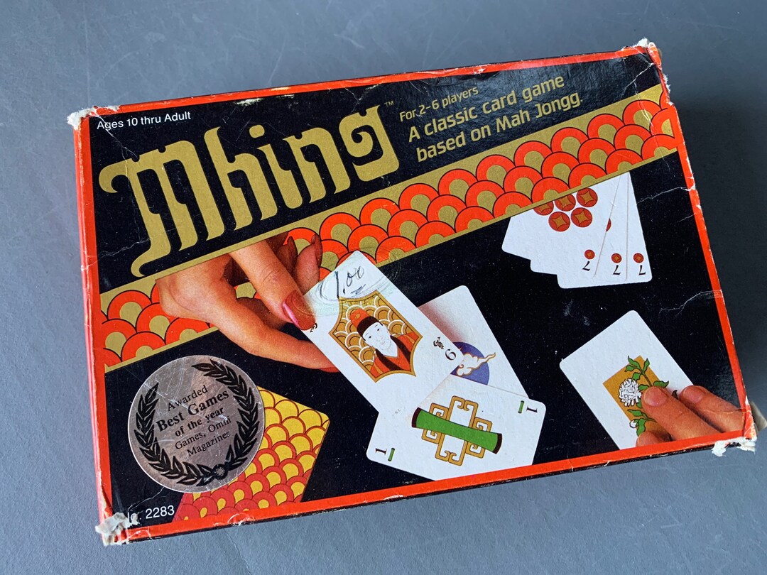 Mhing Vintage Card Game 1983 Very Good Condition - Etsy