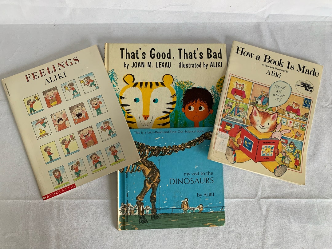 Set of 4 Vintage Books Illustrated by Aliki - That's Good, That's Bad ...