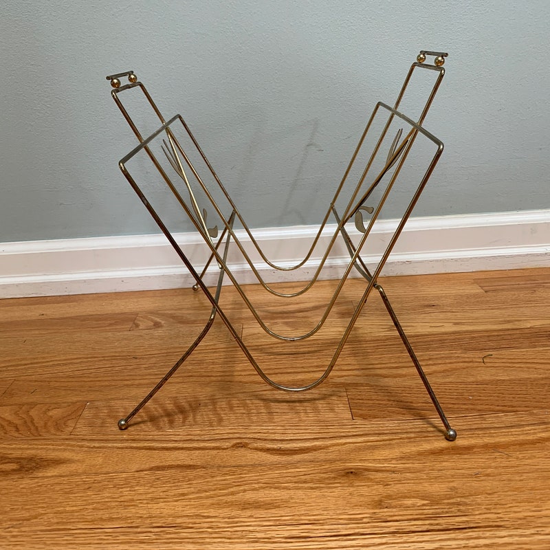 Vintage Magazine Rack - Etsy