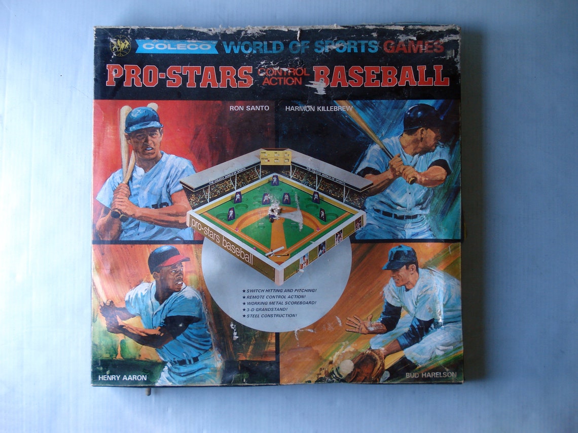 Pro-stars Control Action Baseball Coleco World of Sports - Etsy
