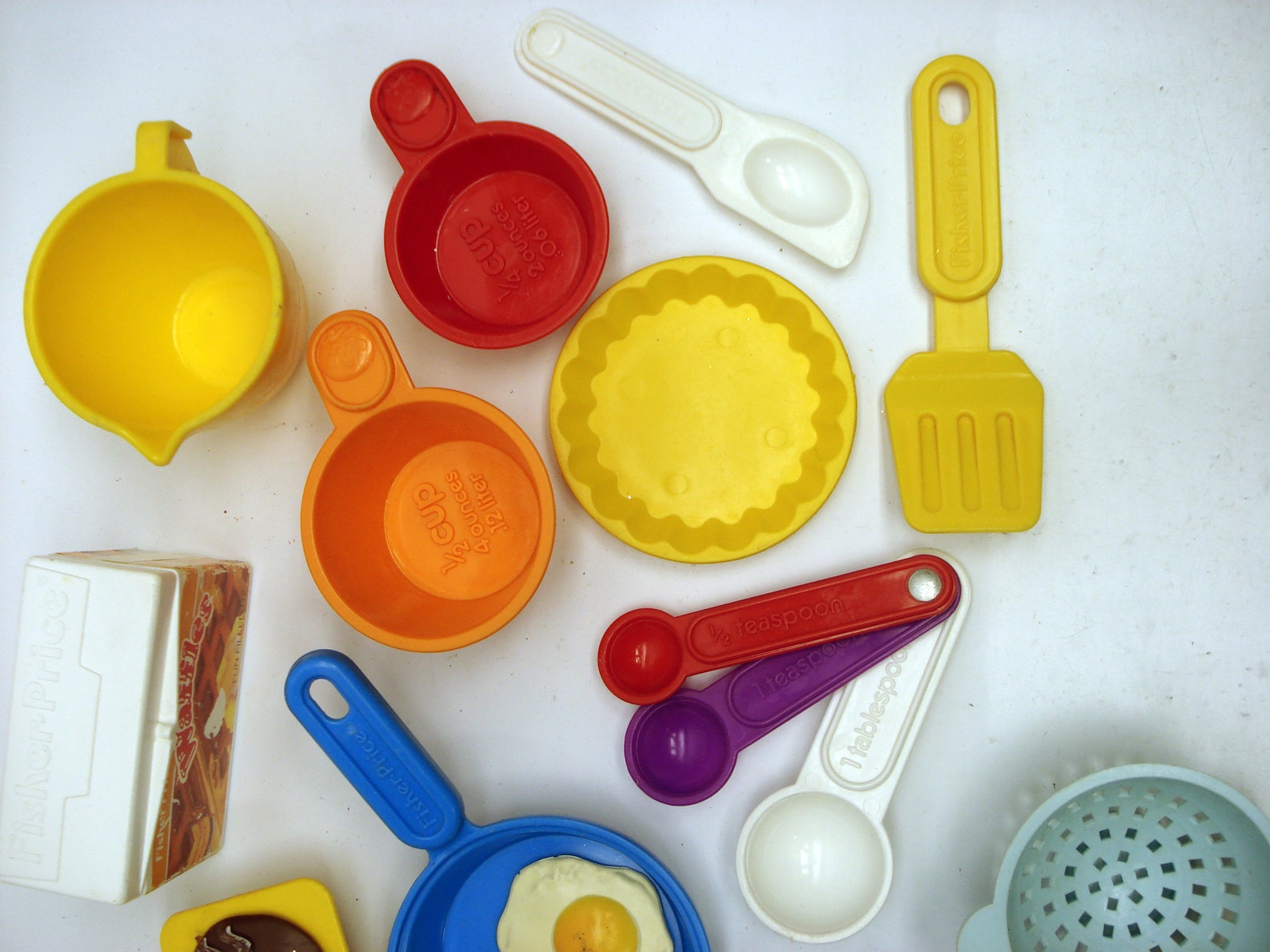 Large set of vintage kitchen toys 1980s Fisher Price 28 | Etsy