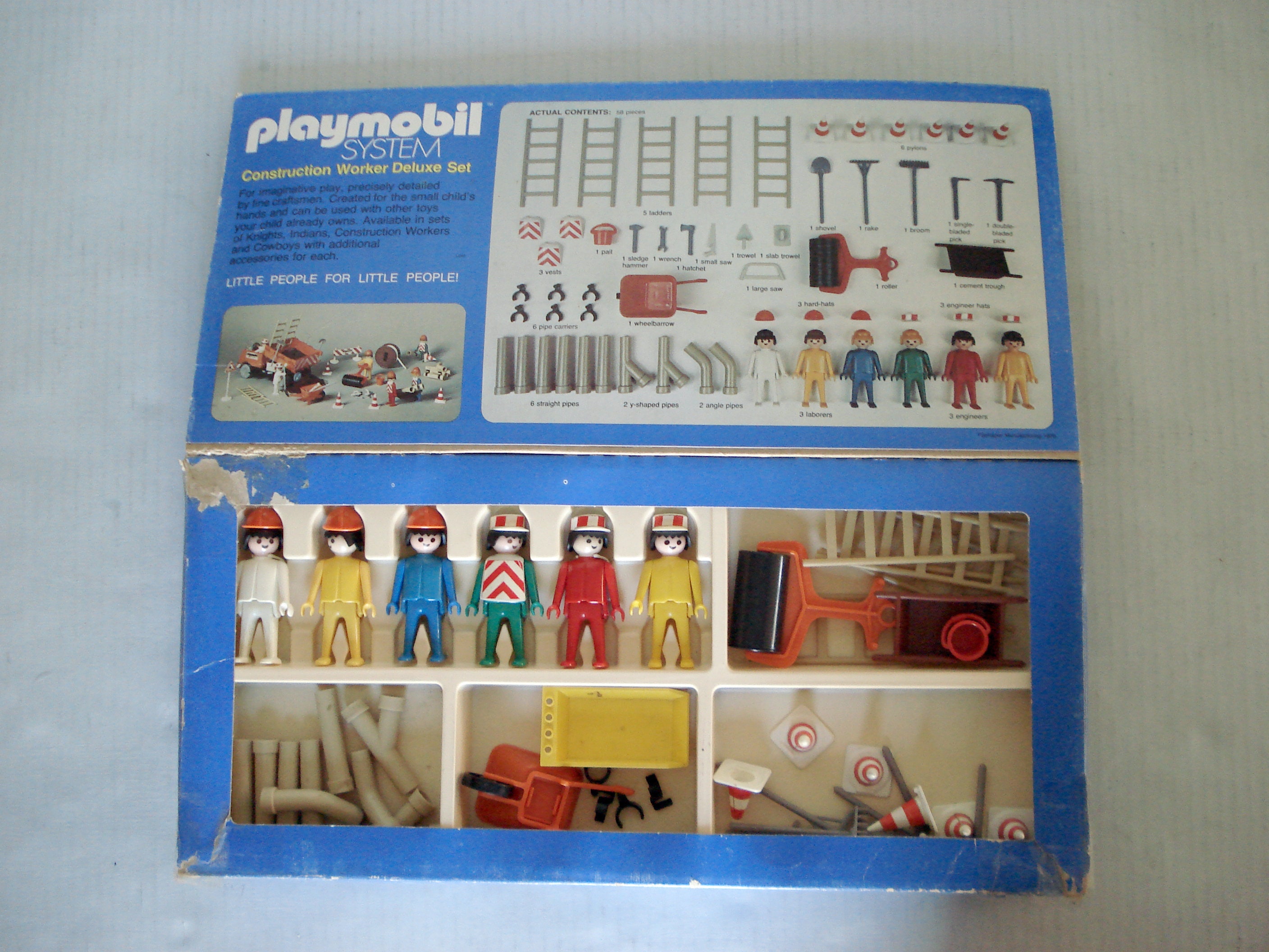 Vintage Playmobil Playset - Construction Set - 015 - 1976 - Etsy UK