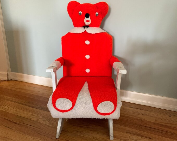 Vintage Bubba Bear Rocking Chair - Etsy