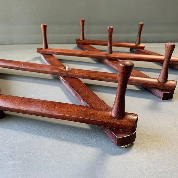 Wooden Peg Rack - Etsy