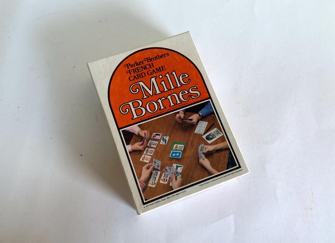 Vintage Card Game - Mille Bornes - 1971 Edition - Complete and Ready to ...