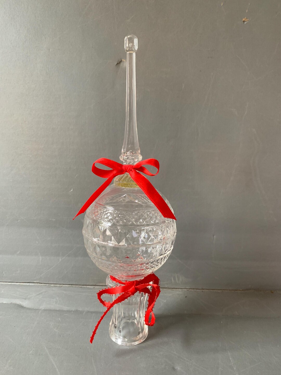Lucite Tree Topper Beautifully Made, Elegant Tree Decor - Etsy