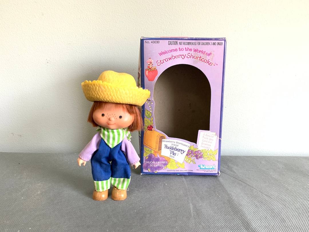 1980 Huckleberry Pie Doll With Original Box 1980s Strawberry Shortcake ...